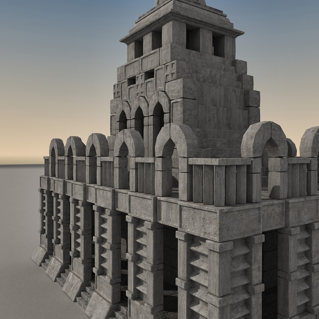 3d ancient fantasy building
