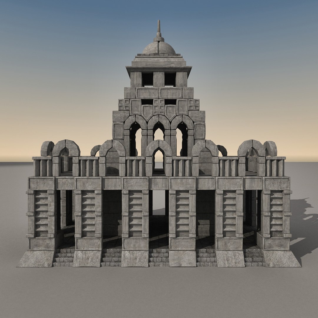 3d ancient fantasy building