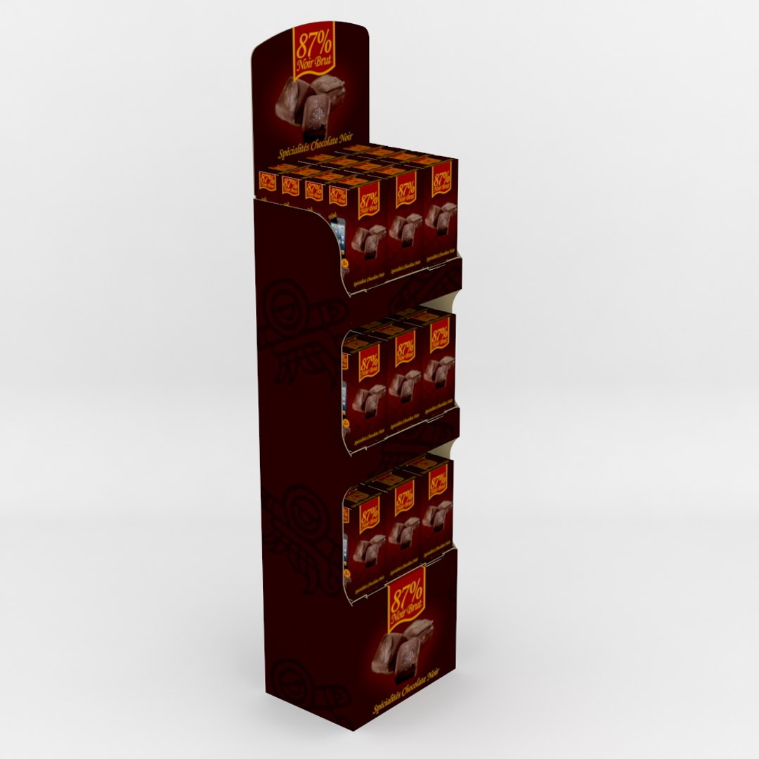 Corrugated Display 3d Model