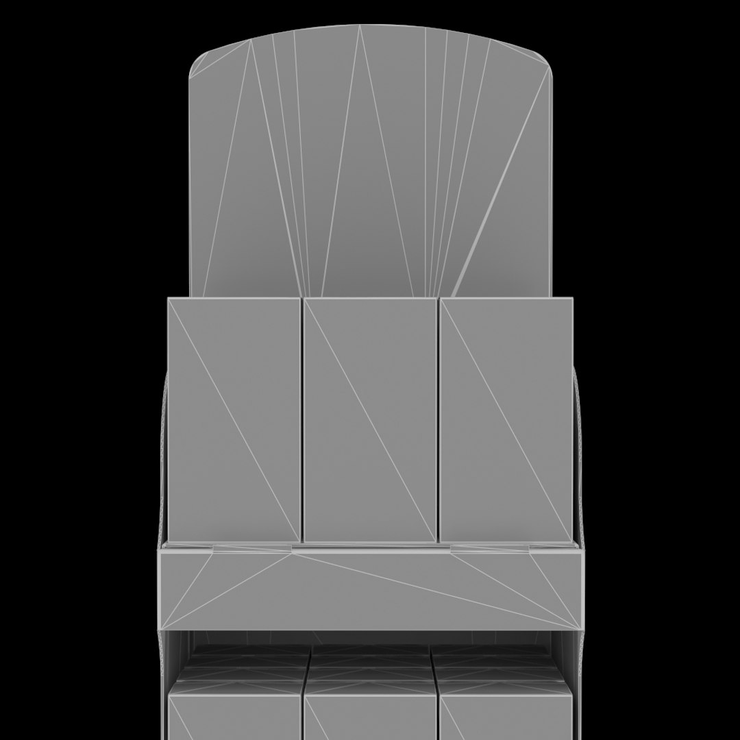 Corrugated Display 3d Model