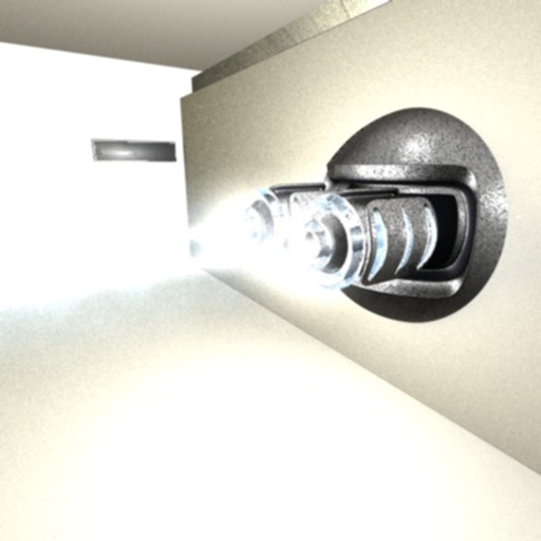 Foldable Turret 3d Model