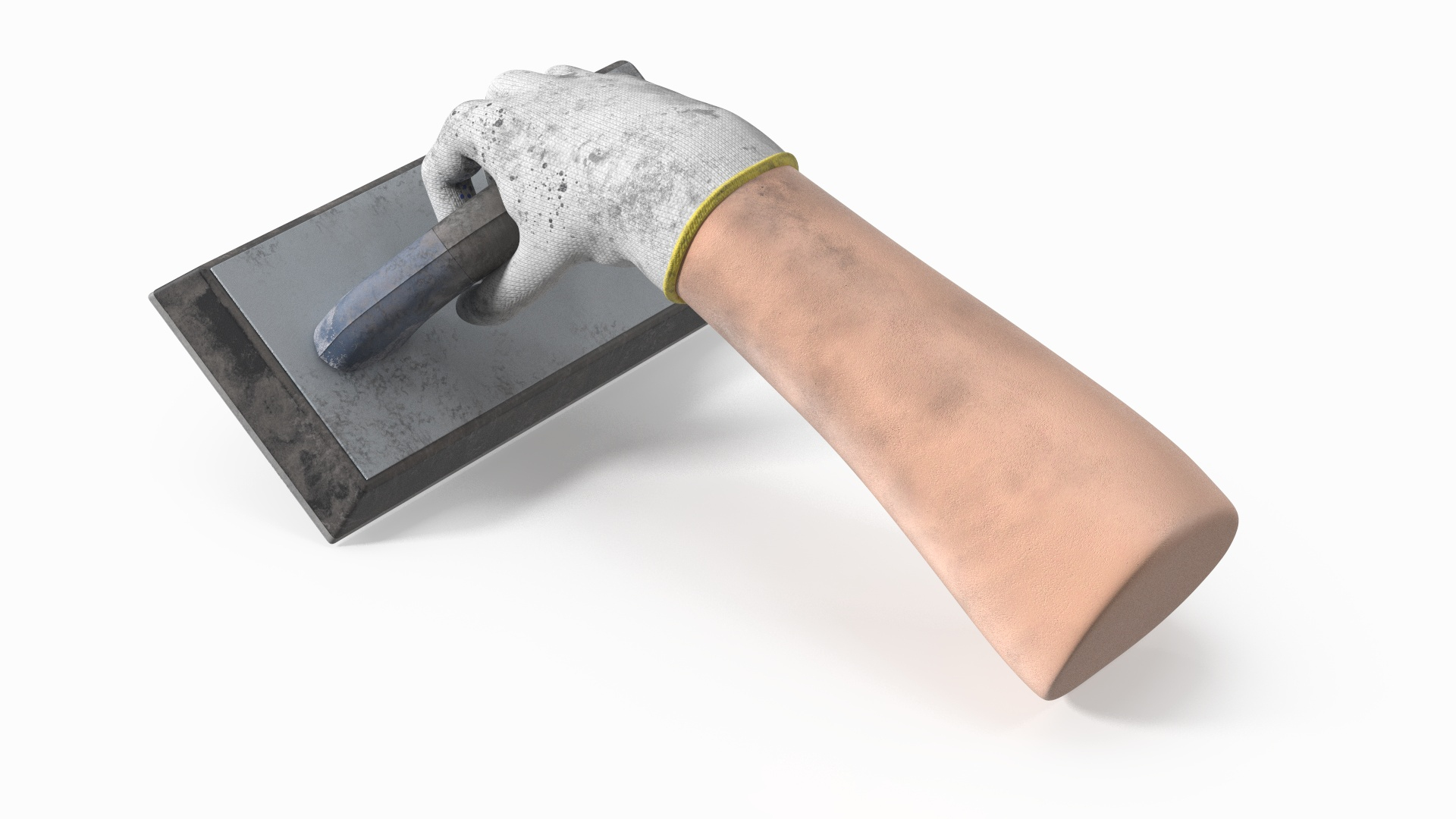 Worker Hand Holding Dirty Float 3D - TurboSquid 2411532