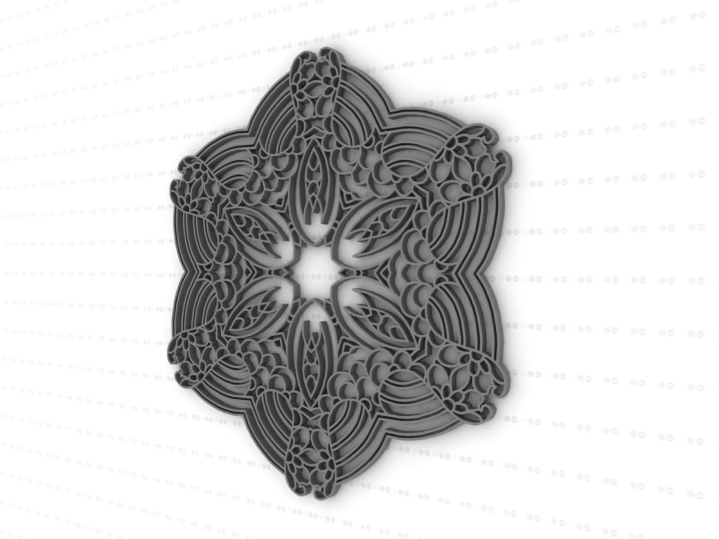Mandala cnc 3D - TurboSquid 1453362