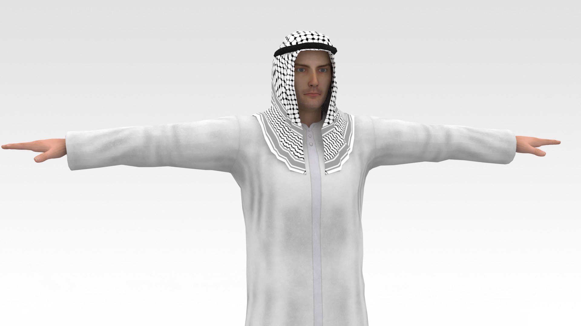 Arab Man 3D - TurboSquid 1808547