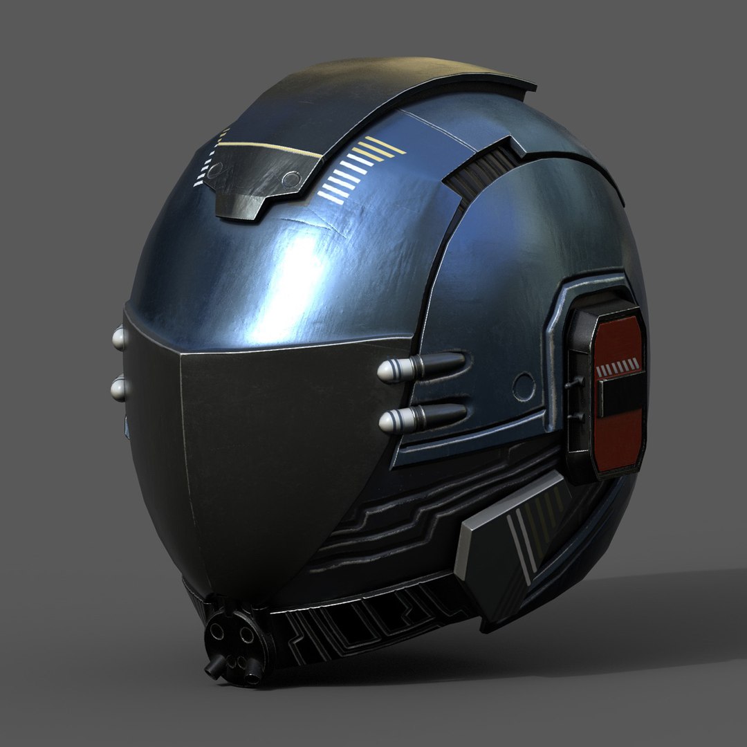 3D Helmet Sci Fi Model - TurboSquid 1507048