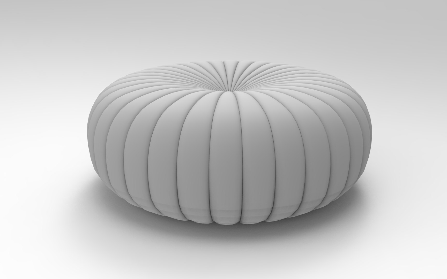 Pumpkin Pouf 3D - TurboSquid 2035837