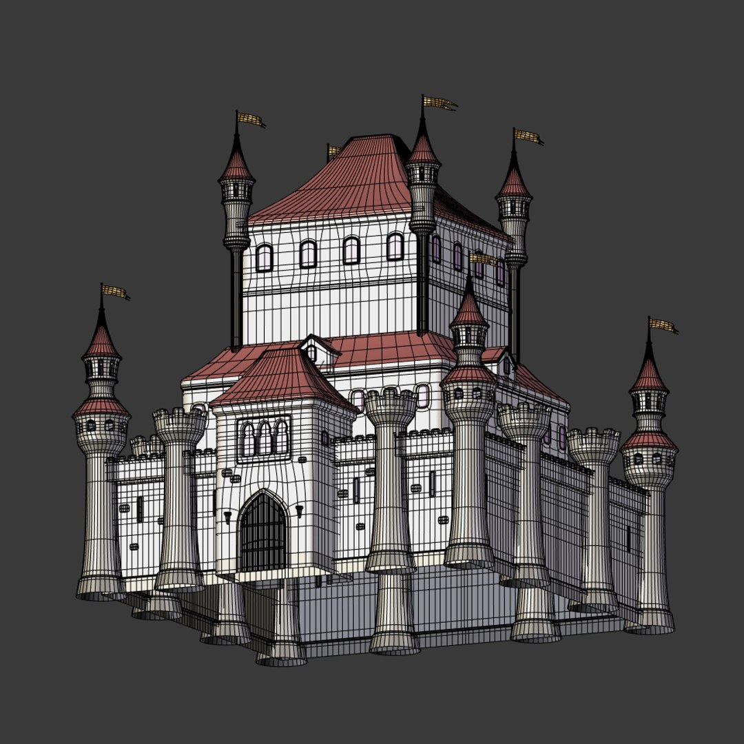 3D Medieval Castle Model - TurboSquid 1459571