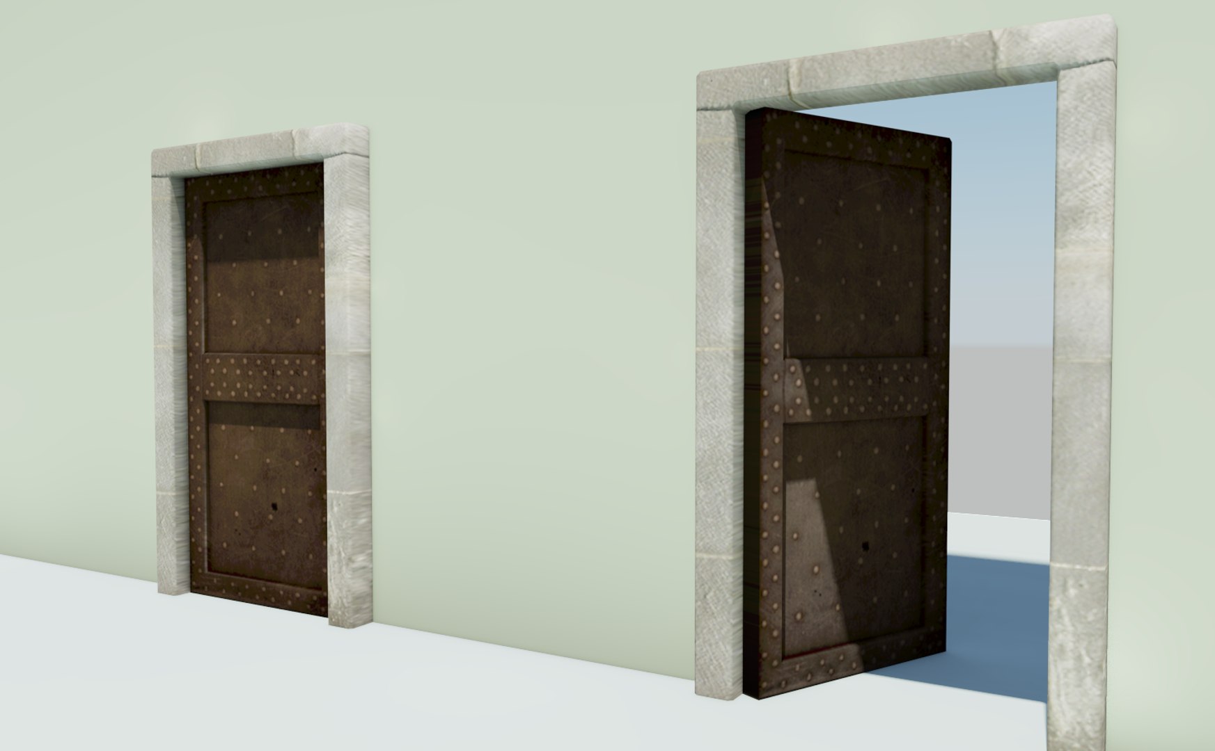 3d Working Door Model