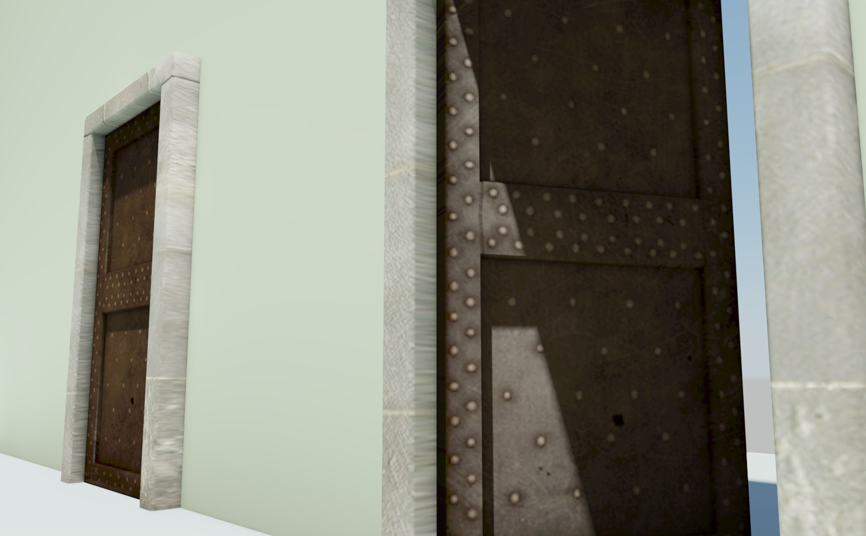 3d Working Door Model