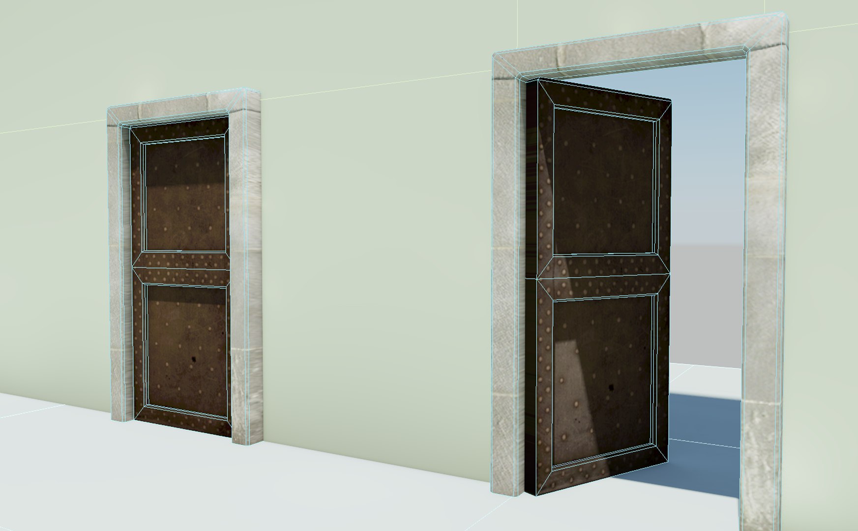 3d Working Door Model