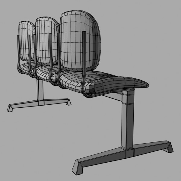 reception chair 3d model