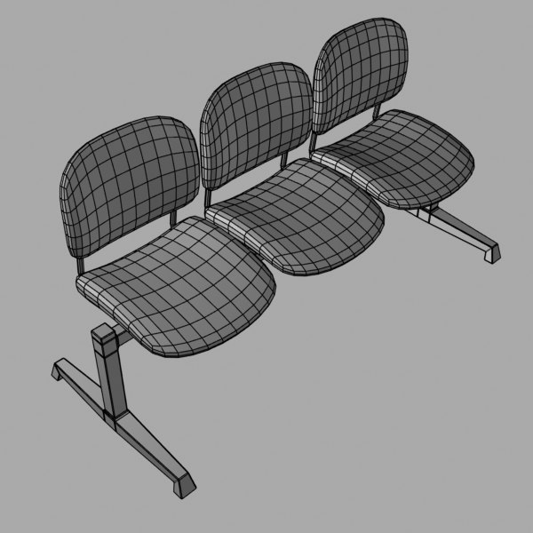 reception chair 3d model