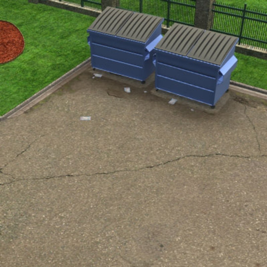 3d Gas Station Convenience Store Model