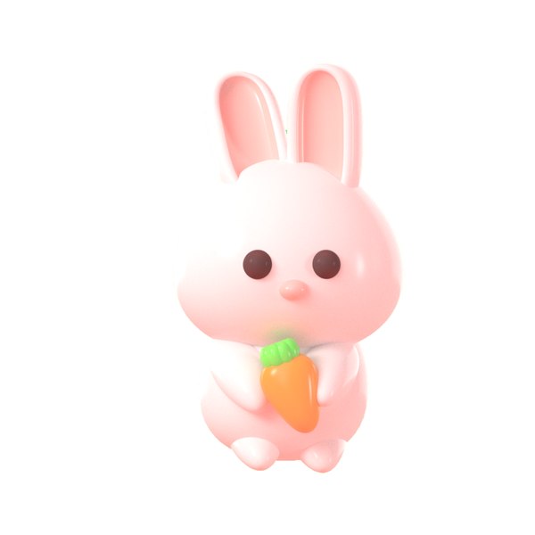 modèle 3D de Cartoon rabbit Rabbit Year rabbit - TurboSquid 2098503