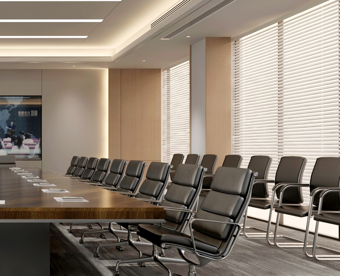 Conference Room Model - TurboSquid 2028576