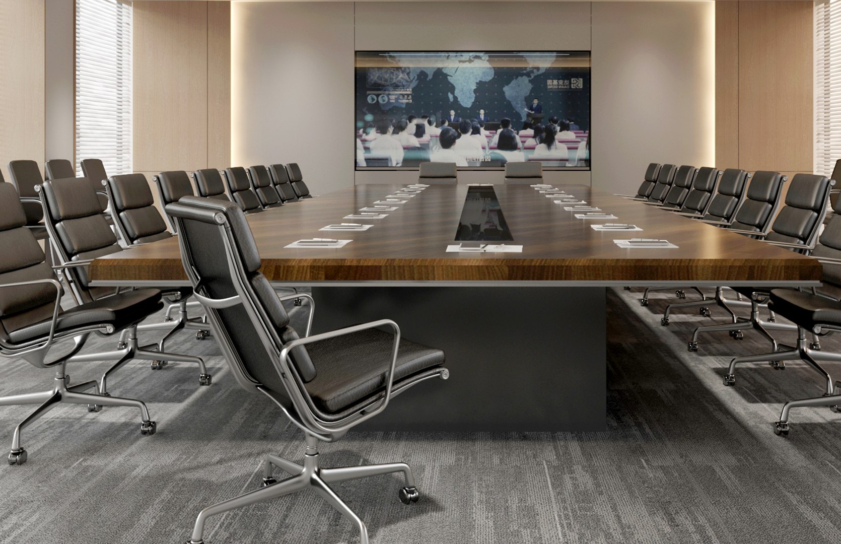 Conference Room Model - TurboSquid 2028576