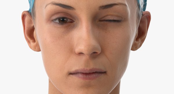 Athena human head wink 3D model - TurboSquid 1674769