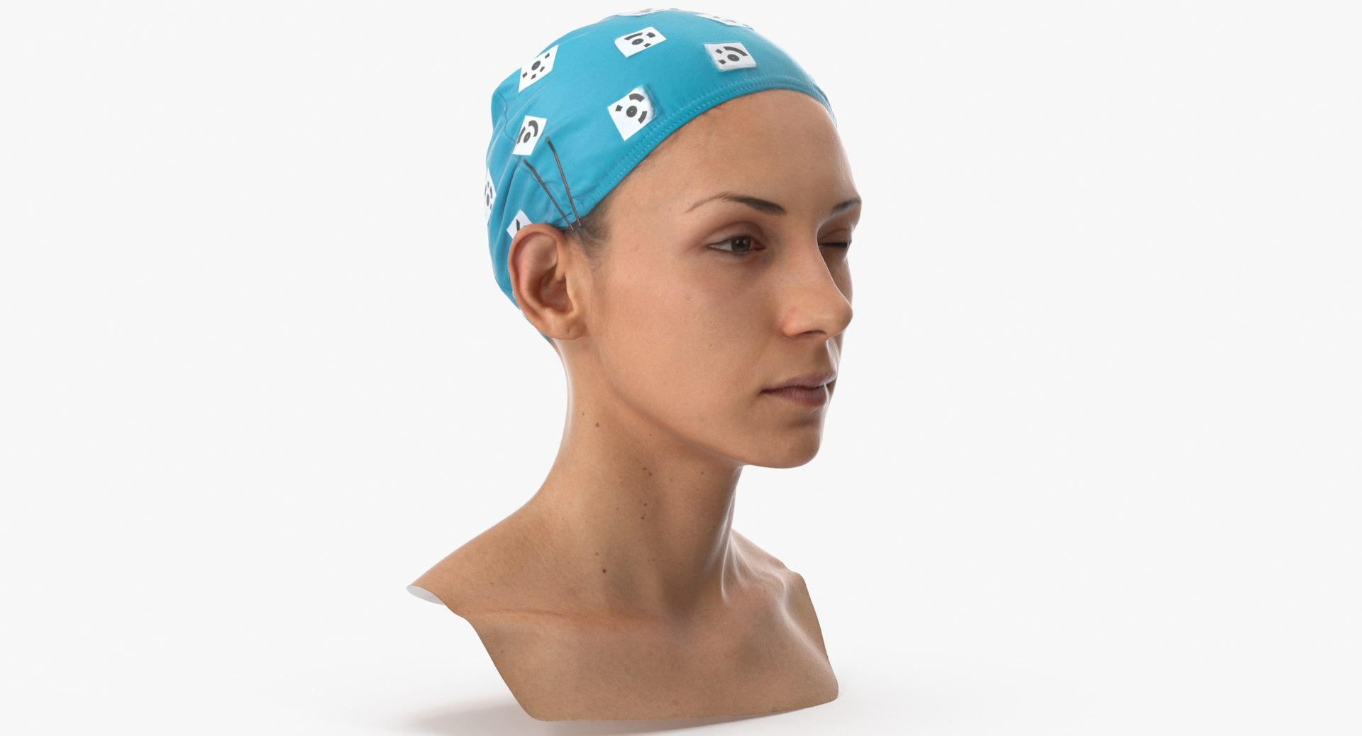 Athena Human Head Wink 3D Model - TurboSquid 1674769