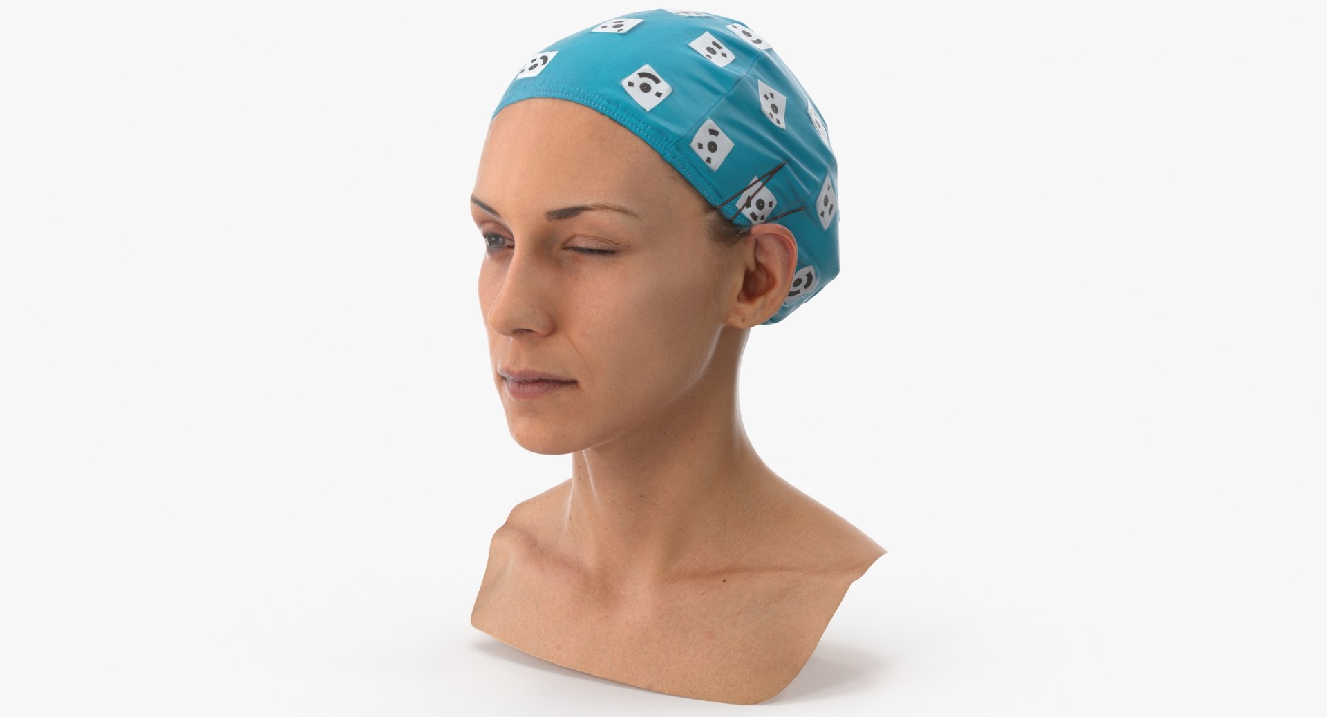 Athena Human Head Wink 3D Model - TurboSquid 1674769