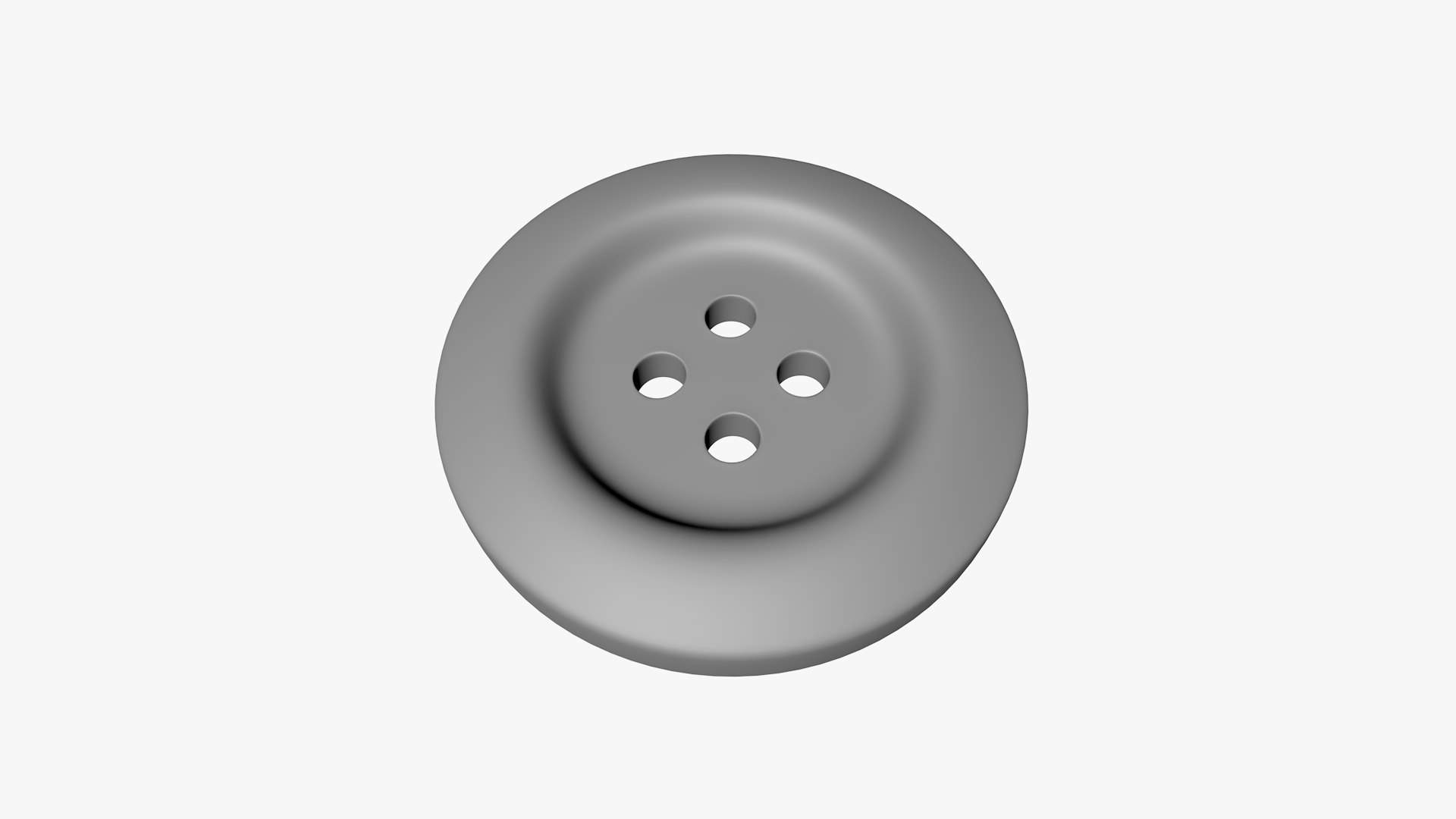 3d Button Model