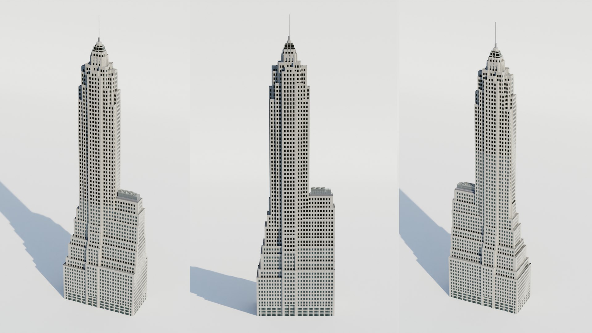 3D Tall Old Skyscrapers New York City - TurboSquid 1944804