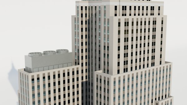 modelo 3d Tall Old Skyscrapers New York City - TurboSquid 1944804