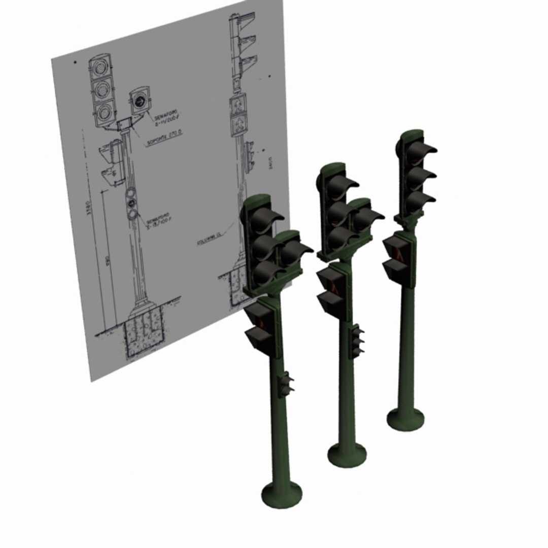 Traffic Light 3d Max