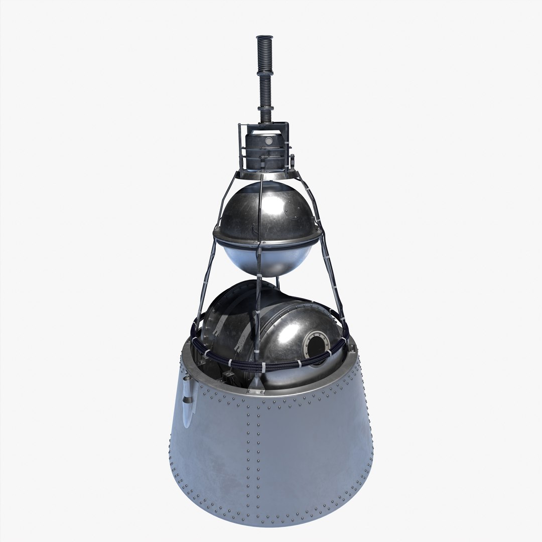 3D Sputnik 2 Satellite - TurboSquid 2269298