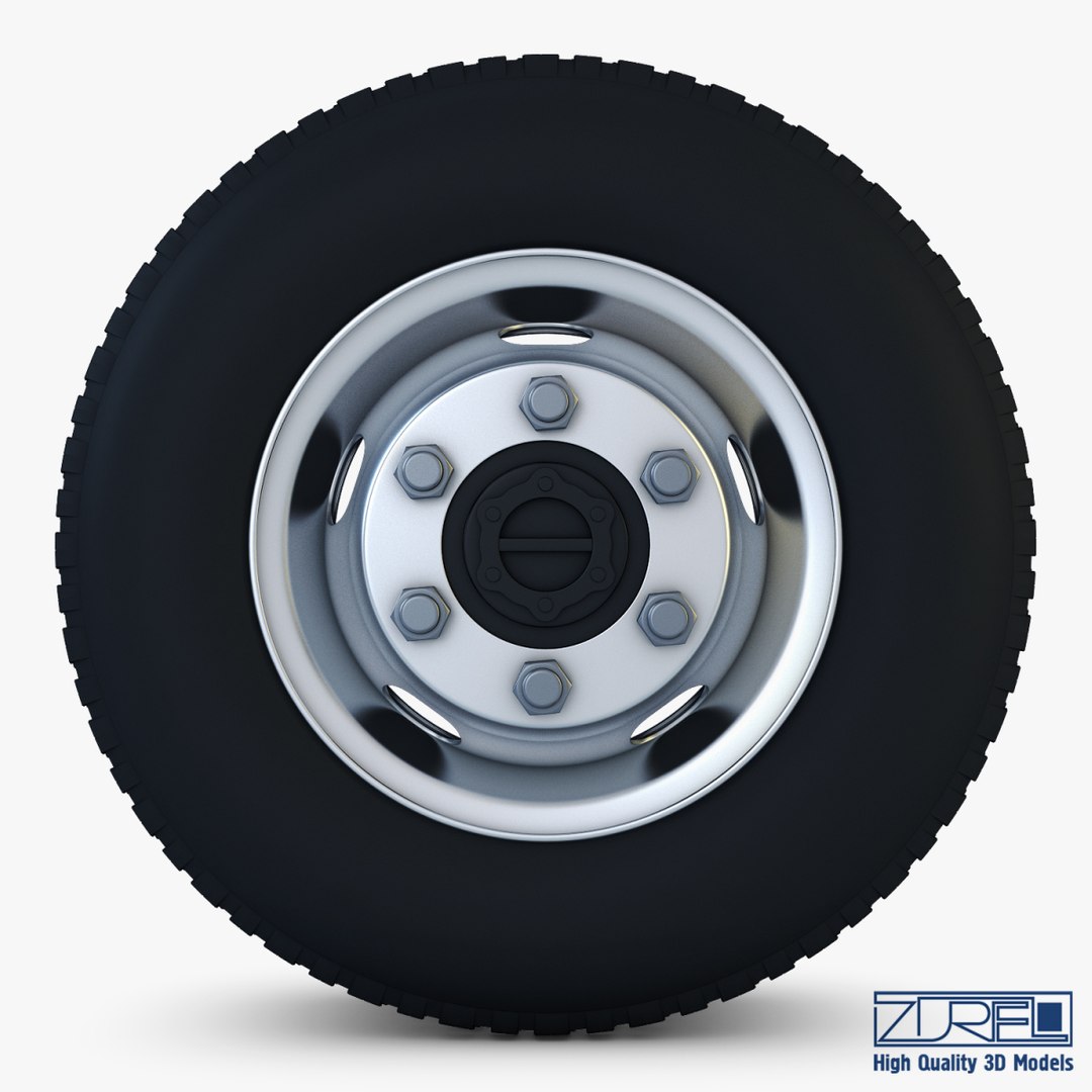 Truck Wheel V 1 3D Model - TurboSquid 1187936