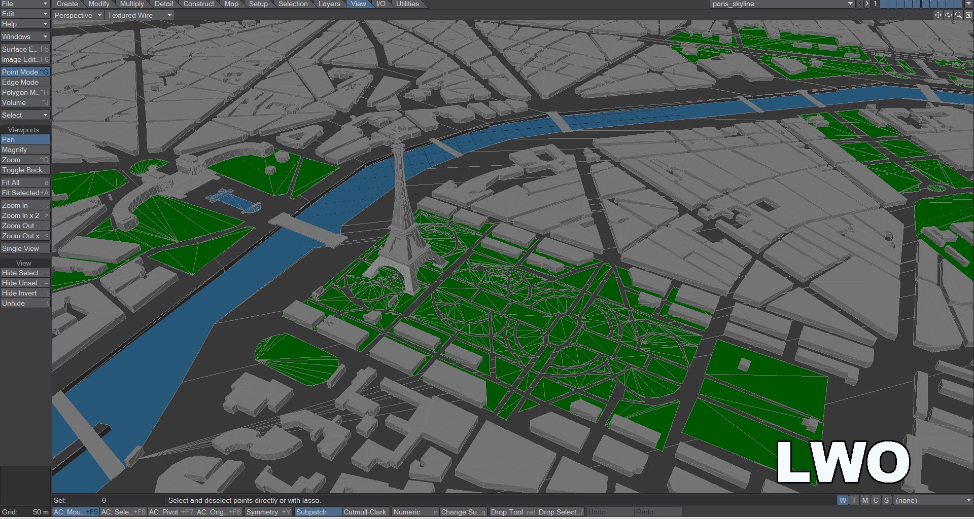 Paris City 3d Max