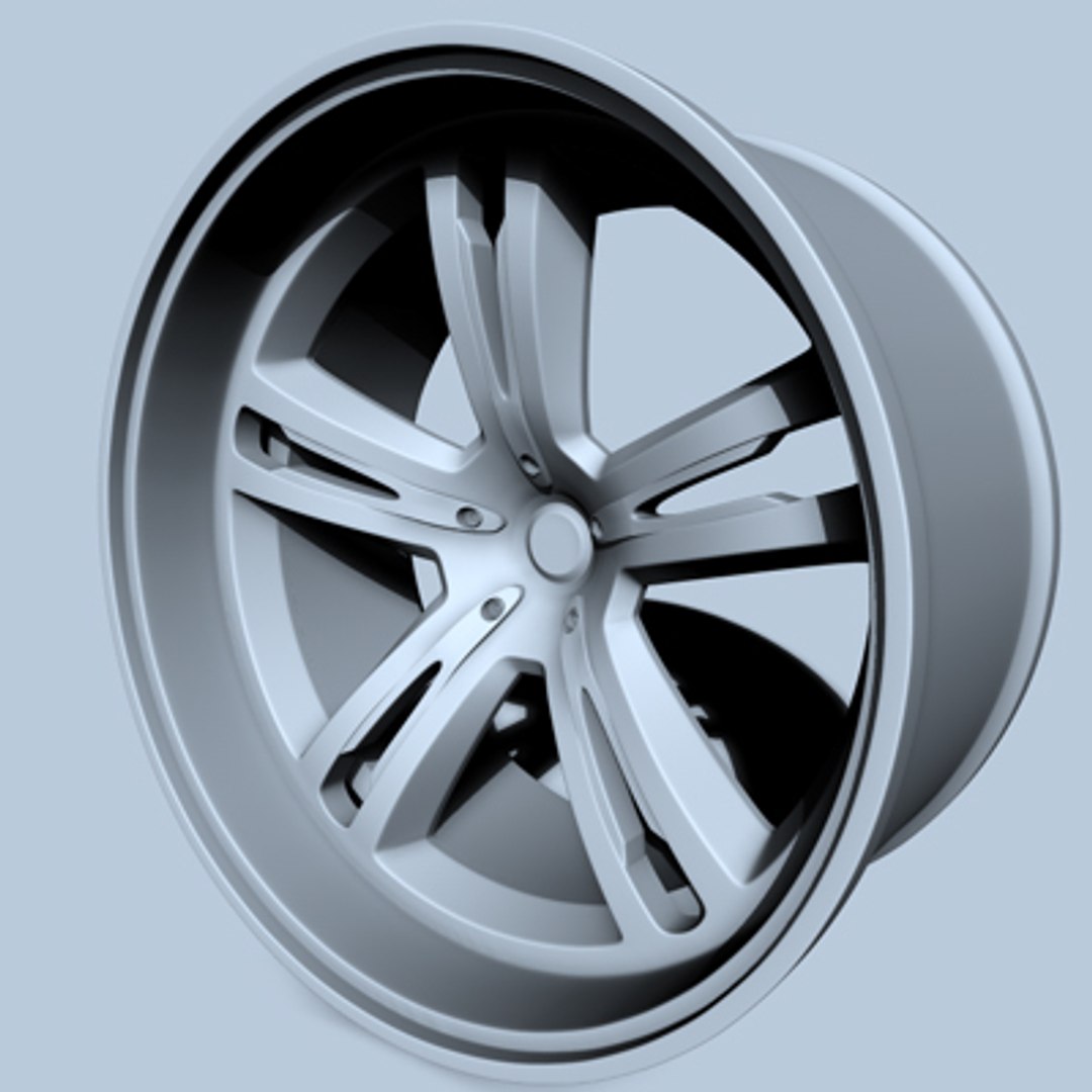 Cool Racing Style Wheels 3d Model