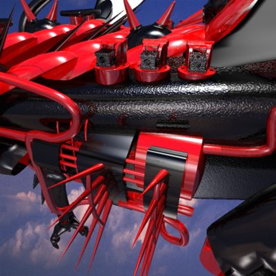 Mecha-dragon Bone Animation 3d Max