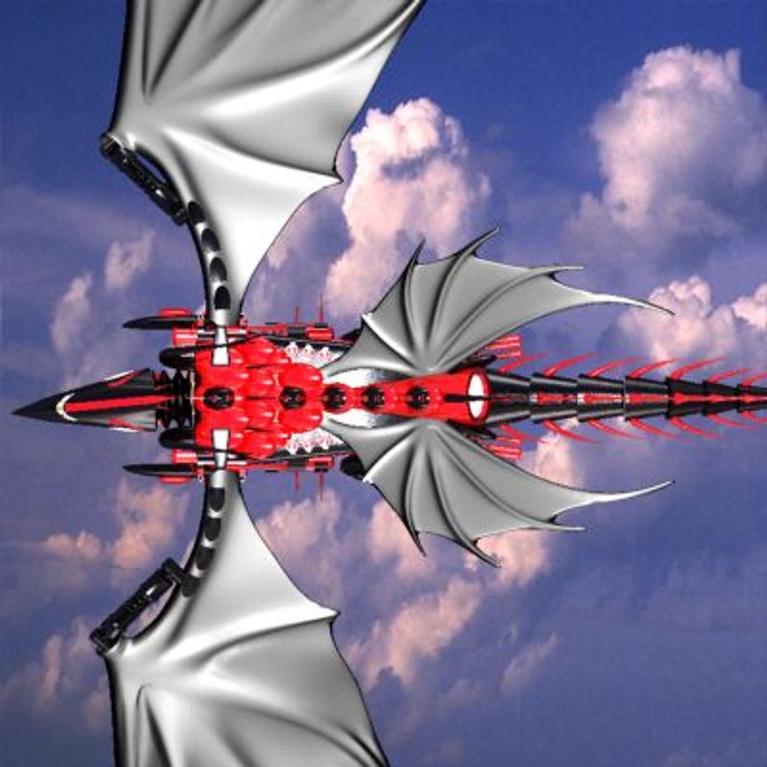 Mecha-dragon Bone Animation 3d Max