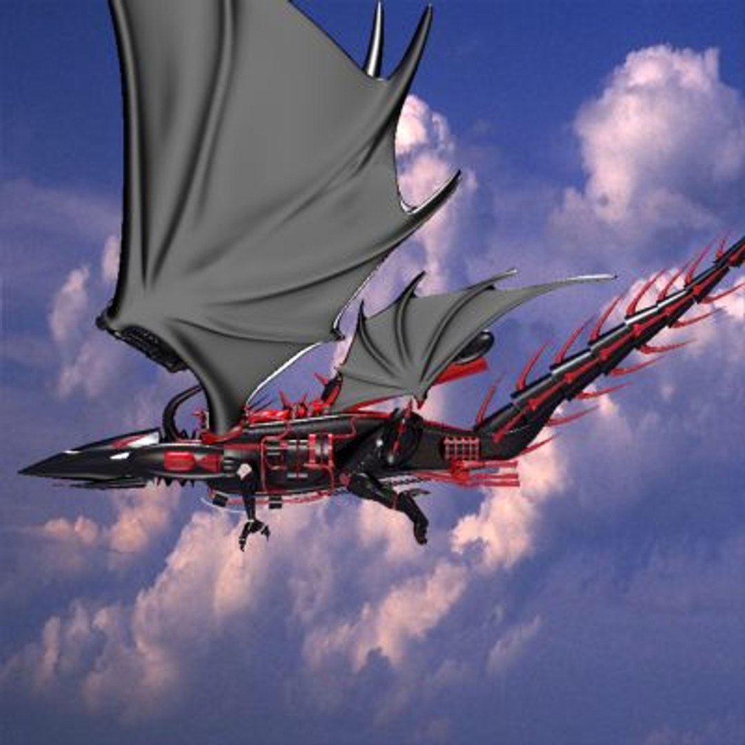 Mecha-dragon Bone Animation 3d Max