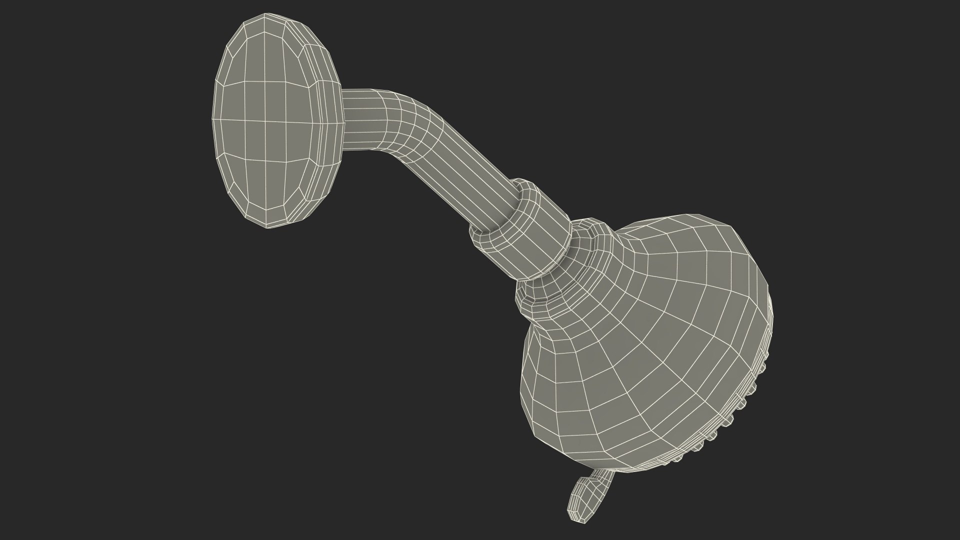 Wall Shower Head 3D model - TurboSquid 2037560