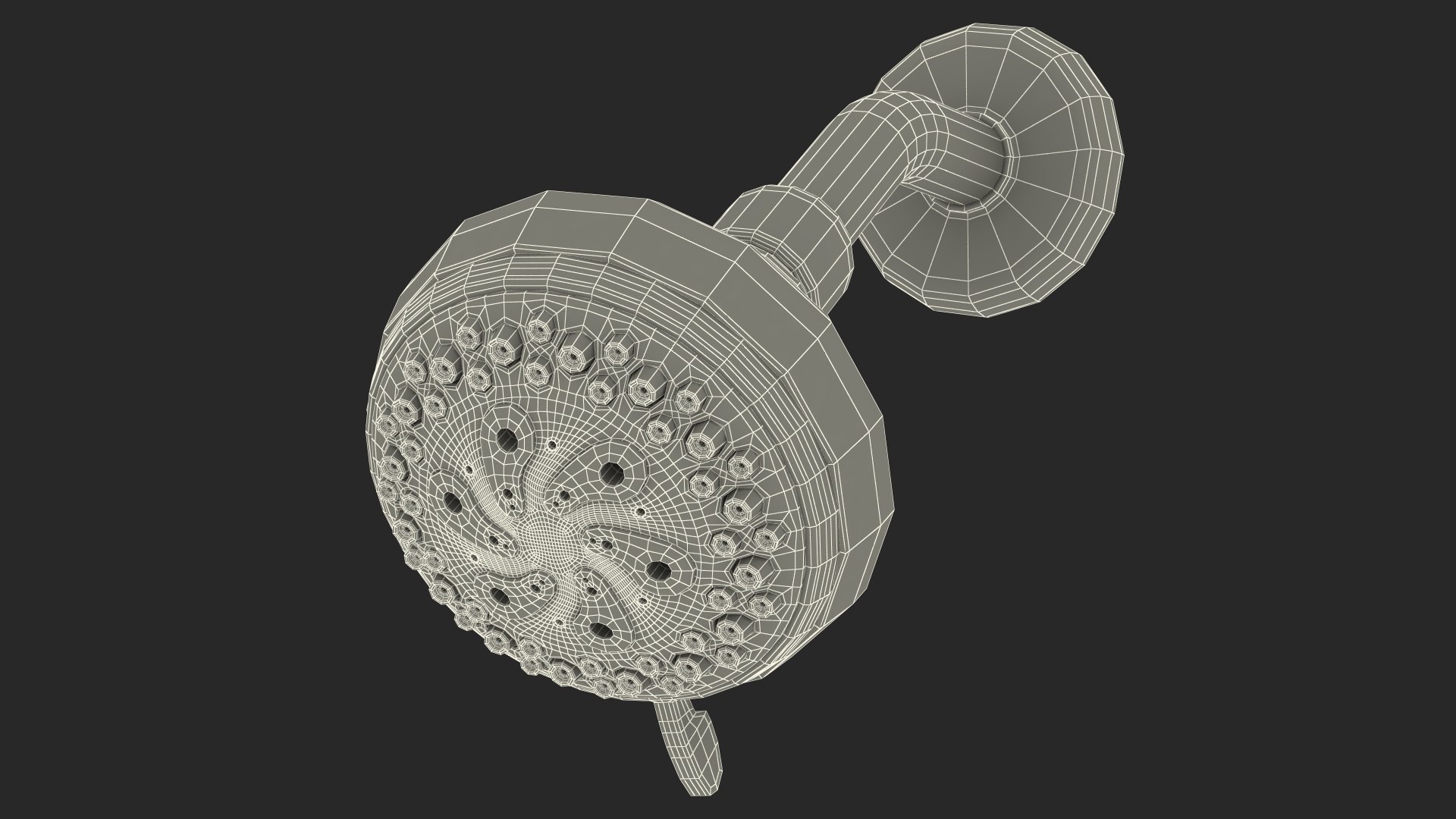 Wall Shower Head 3D model - TurboSquid 2037560