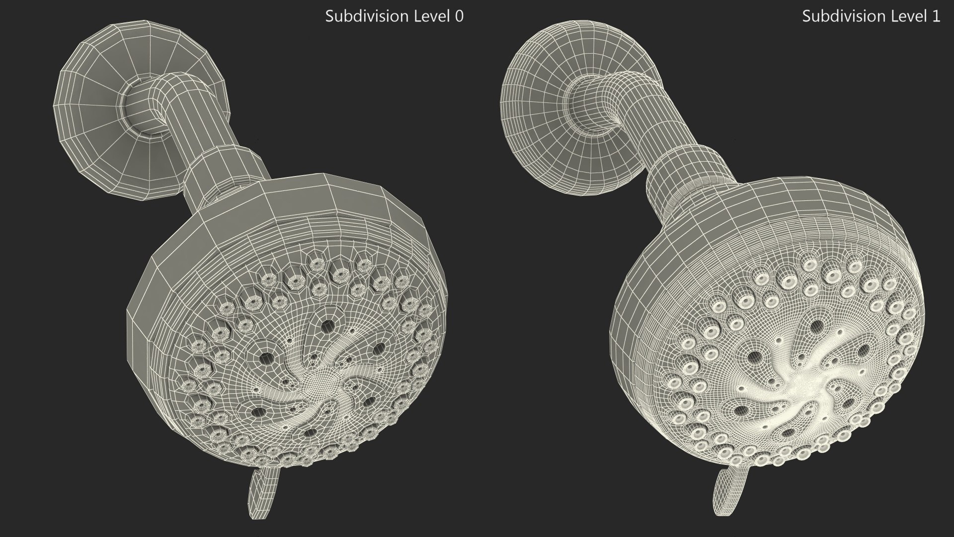 Wall Shower Head 3D Model - TurboSquid 2037560