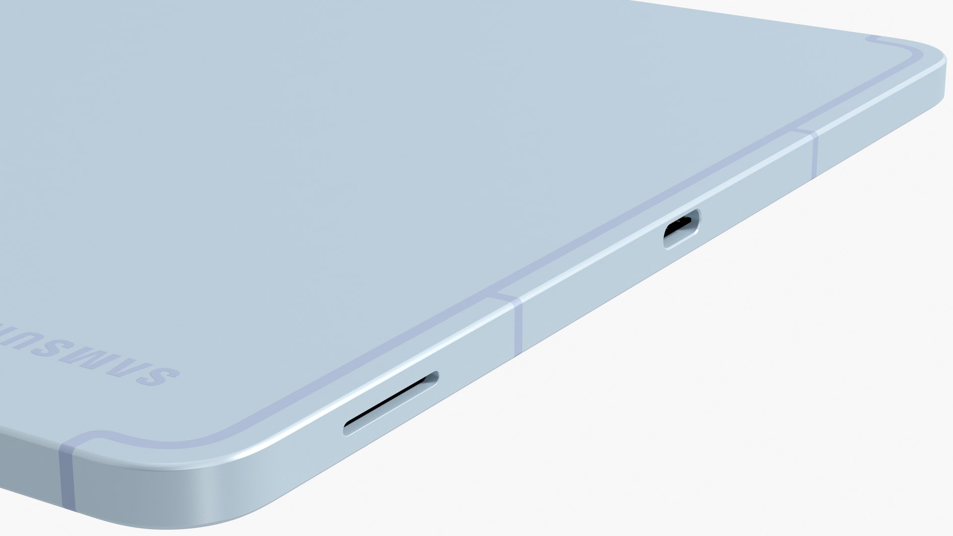 3D Samsung Galaxy Tab S10 FE Blue Model - TurboSquid 2389829