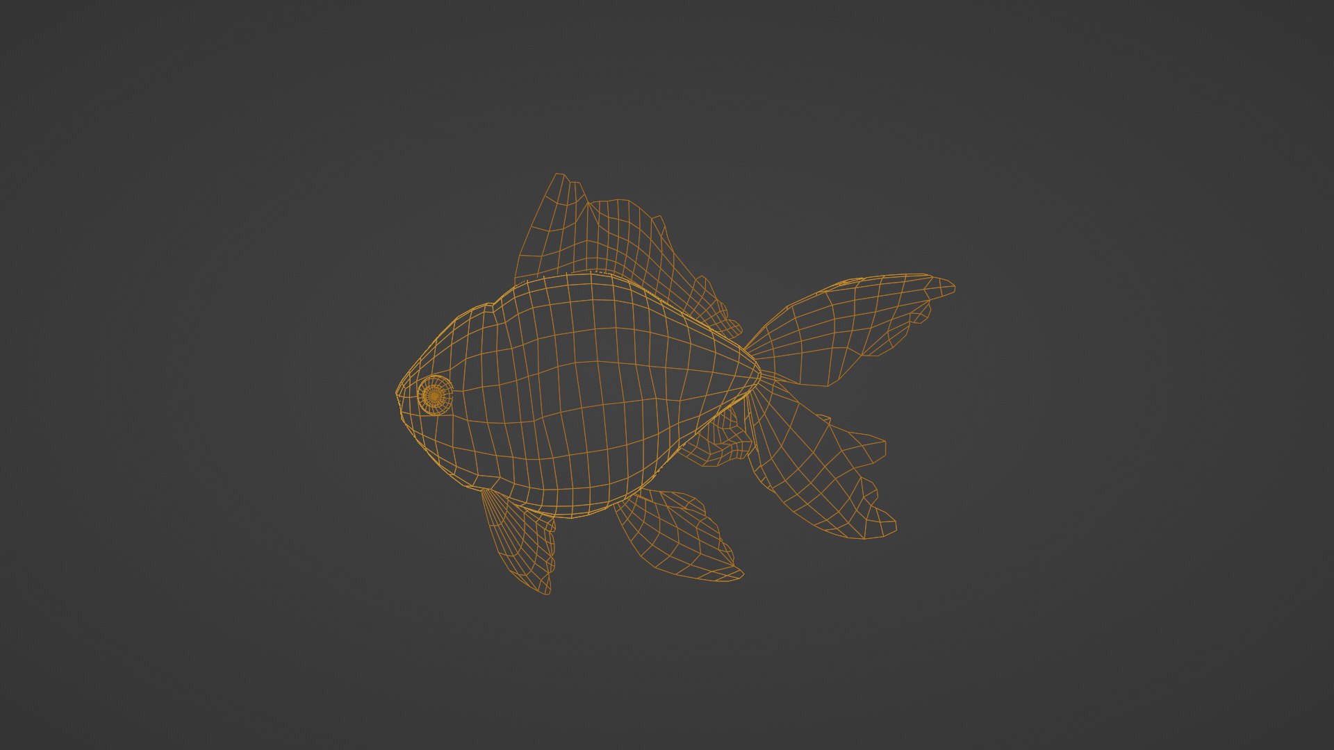 Low Poly Goldfish 3D Model - TurboSquid 2209430