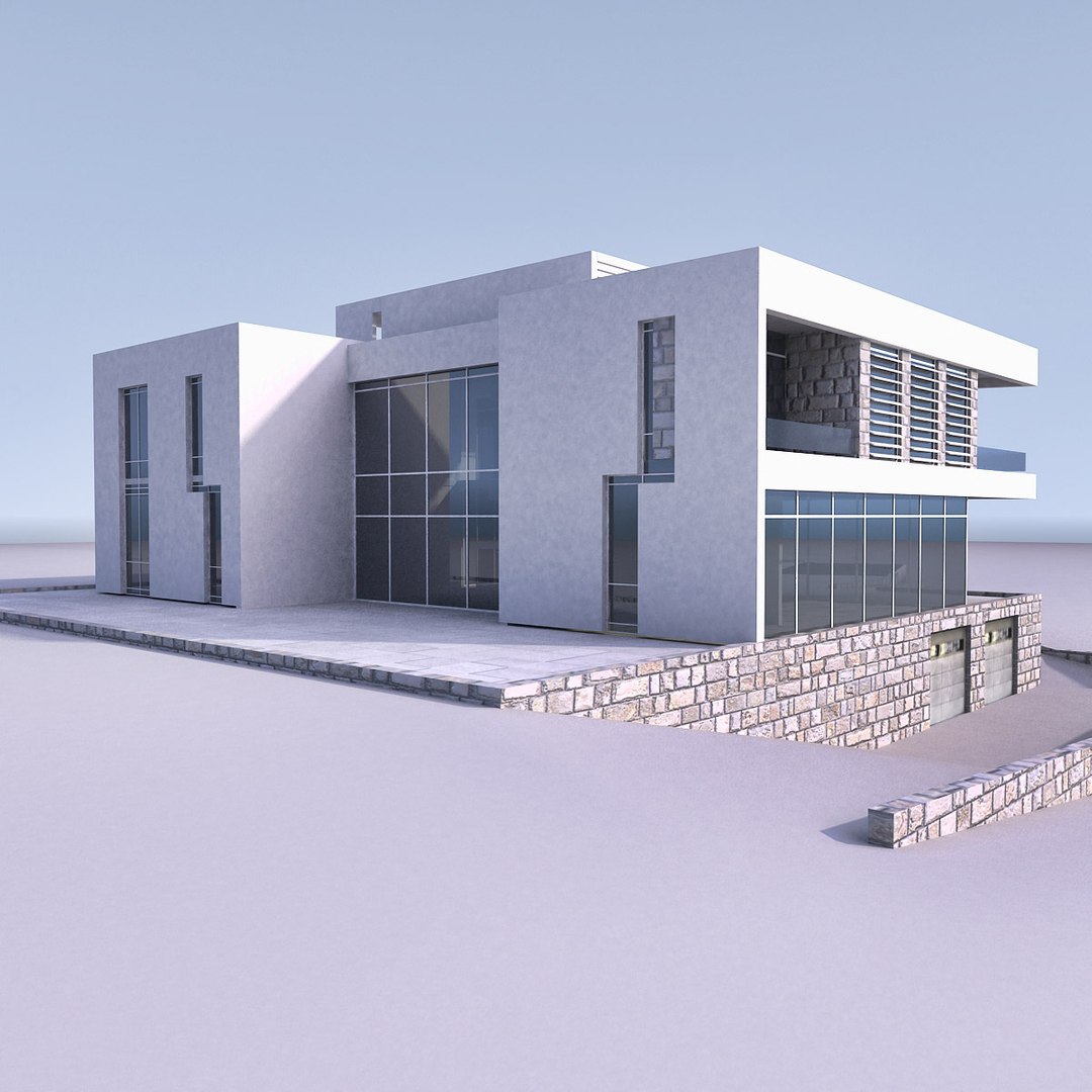 3ds Max Modern Building