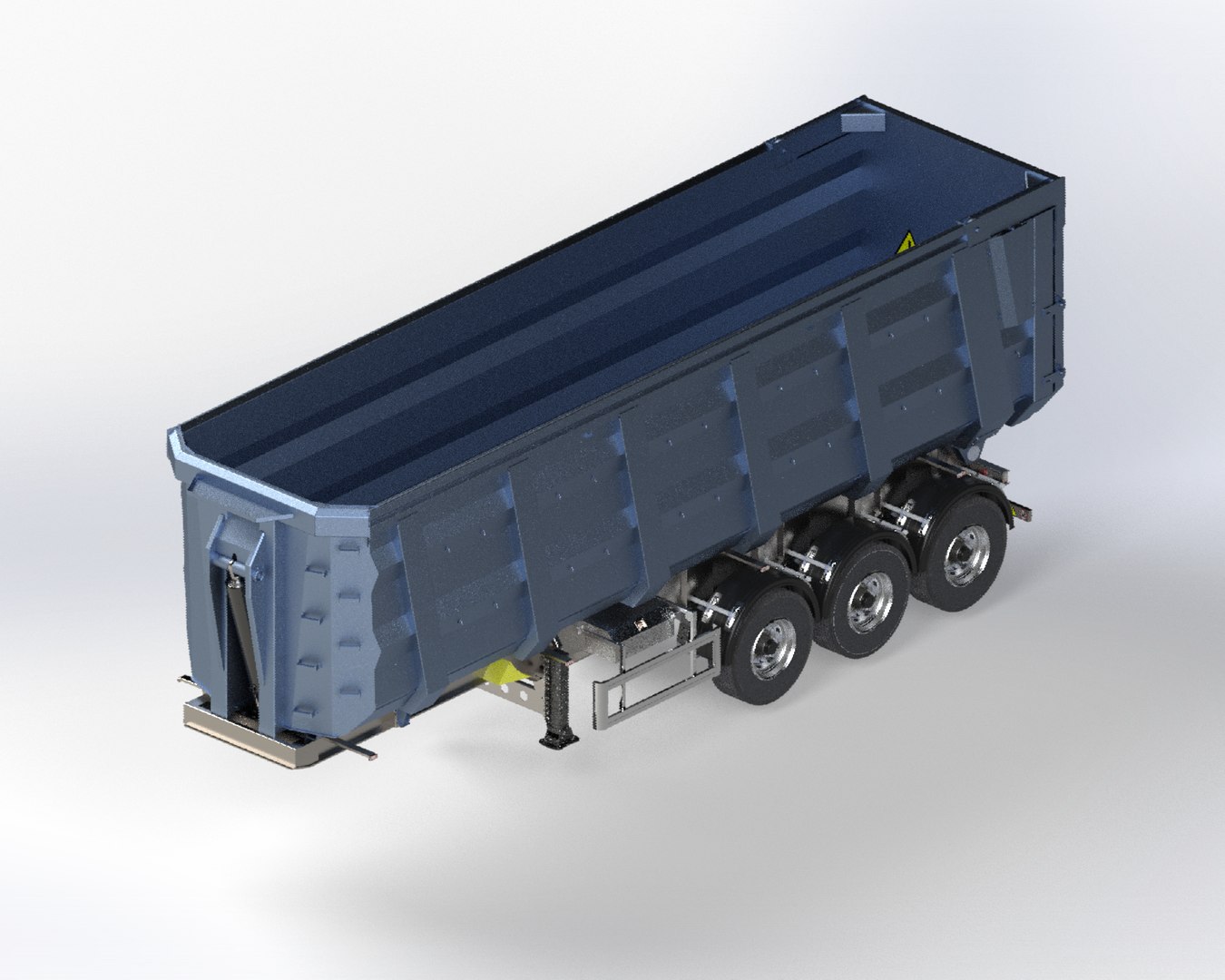 Tipper Trailer Model - TurboSquid 1597169