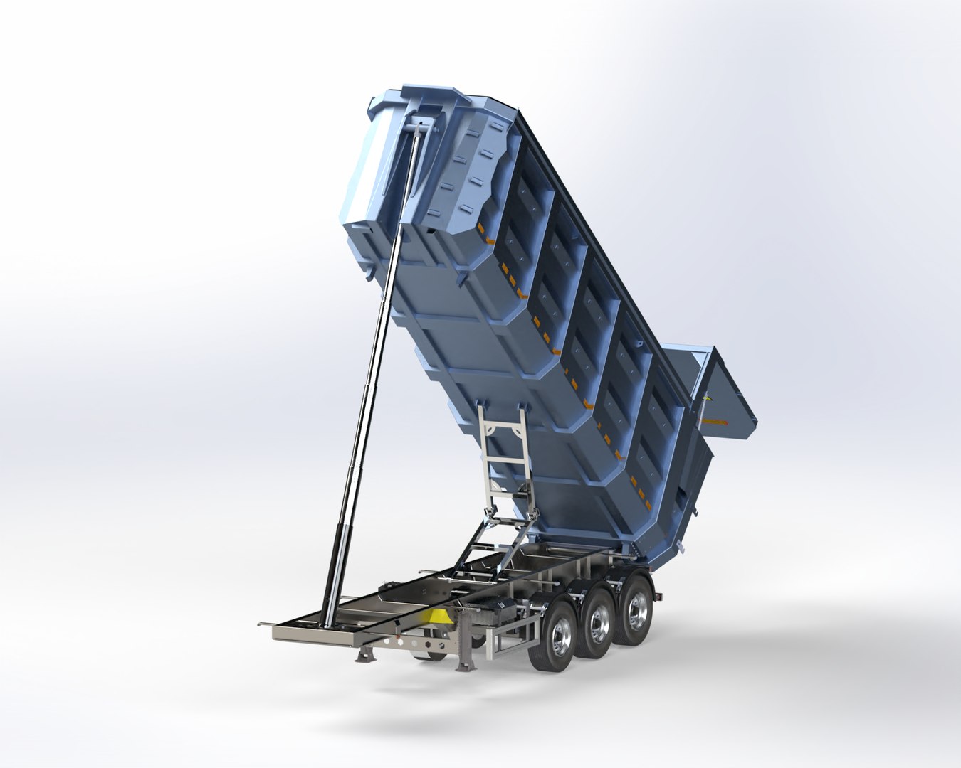 Tipper Trailer Model - TurboSquid 1597169