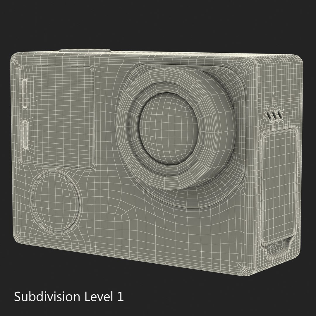3d model gopro hero4 black edition