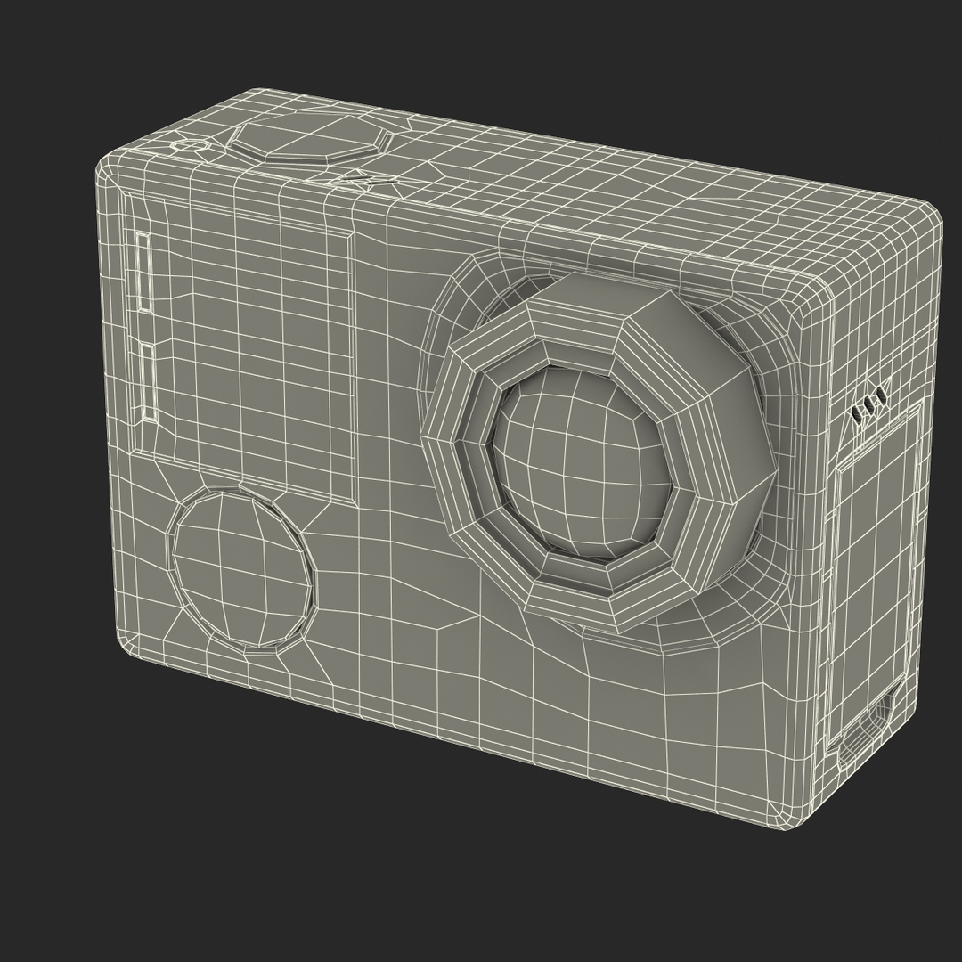 3d model gopro hero4 black edition