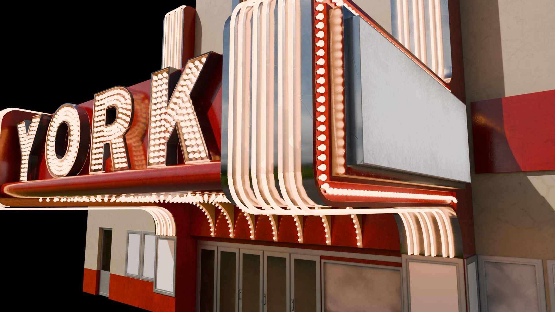 3D Classic Cinemas York - TurboSquid 2331672