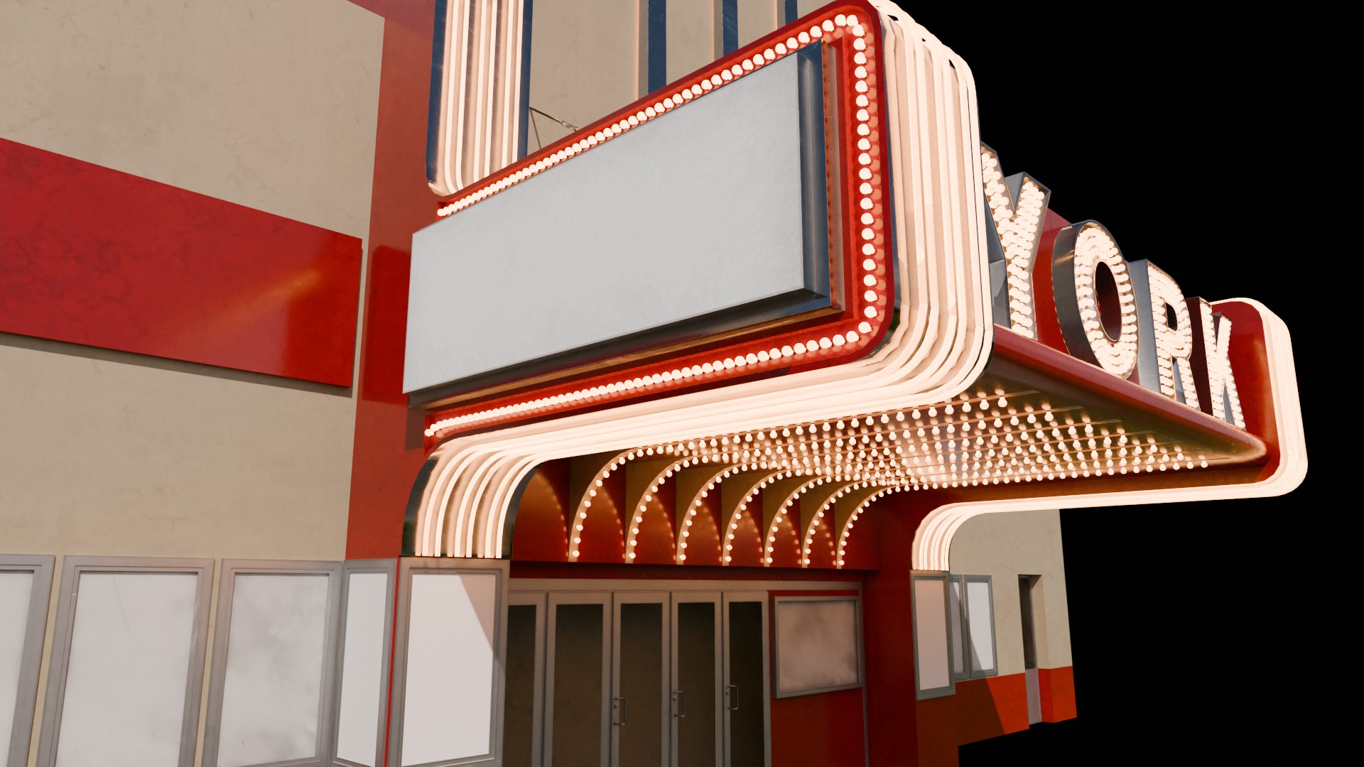 3D Classic Cinemas York - TurboSquid 2331672