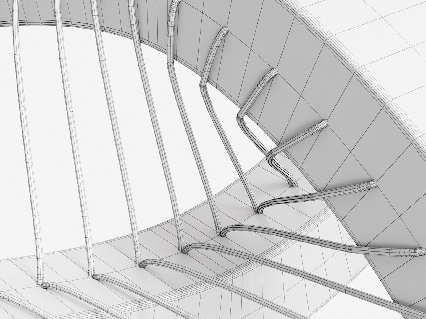 Contour Coffee Table 3D Model - TurboSquid 1152091