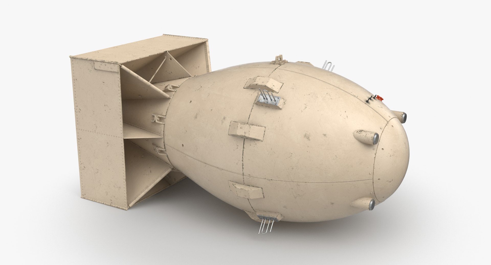 Fat man nuclear bomb 3D model - TurboSquid 1292083