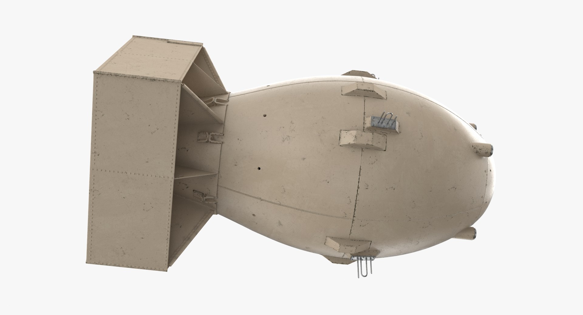 Fat man nuclear bomb 3D model - TurboSquid 1292083