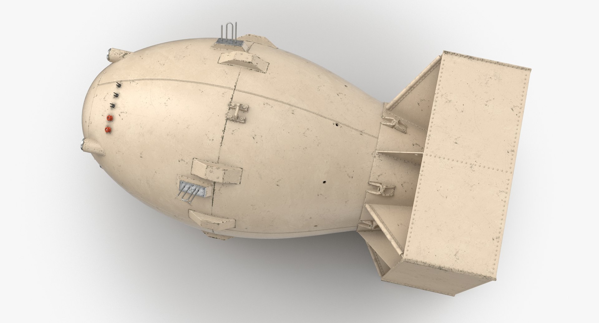 Fat man nuclear bomb 3D model - TurboSquid 1292083